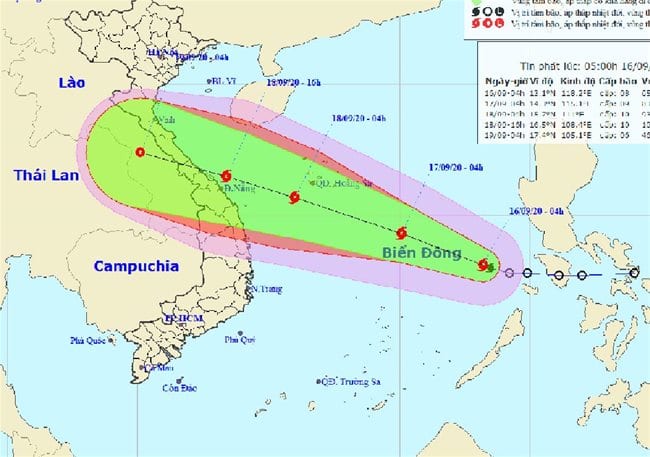 Powerful tropical storm forecast to hit central Vietnam - Vietnam Insider