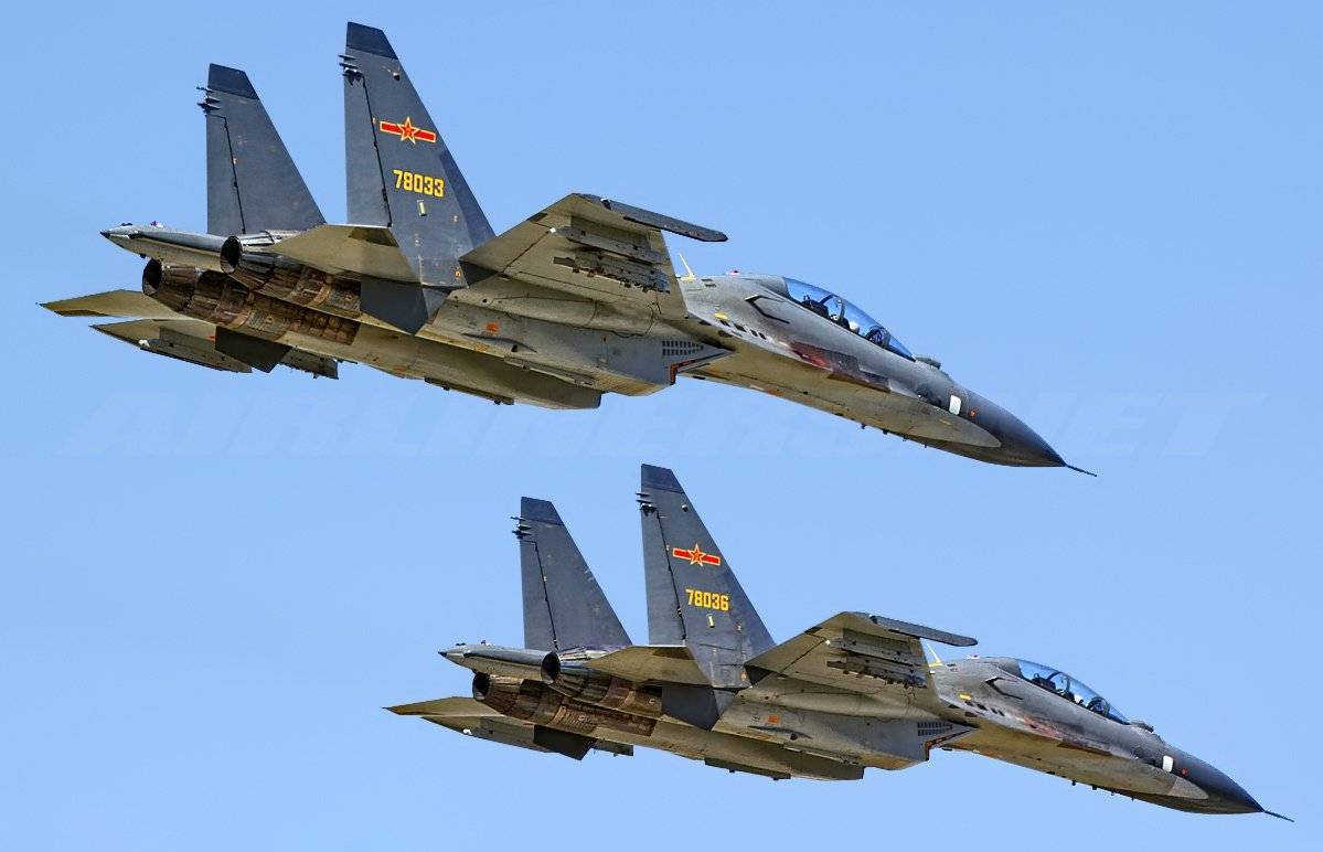 More than 40 Chinese air force aircraft crossed the Taiwan Strait's ...