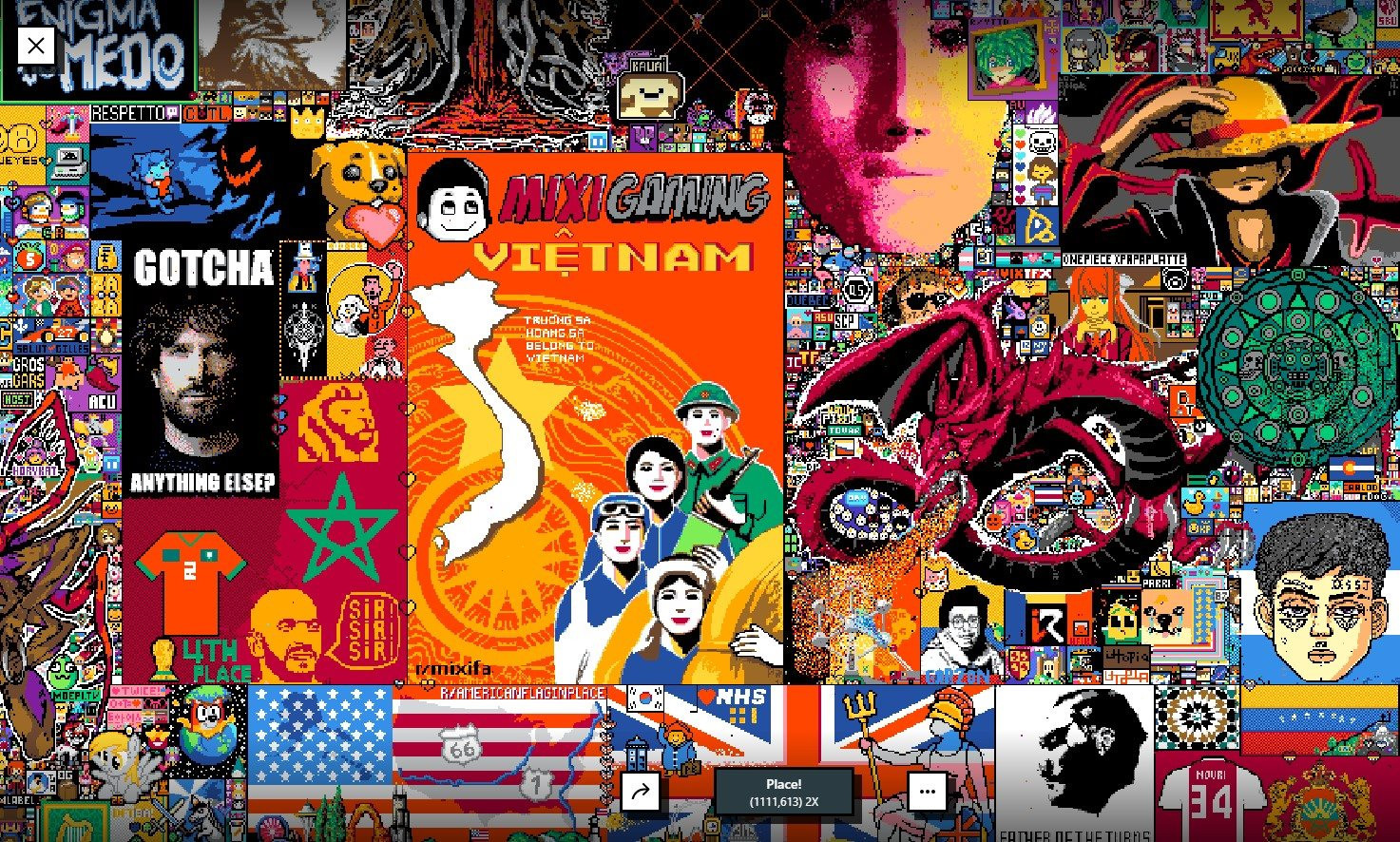 Streamer Do Mixi and his fans draw a map of Vietnam at an international ...