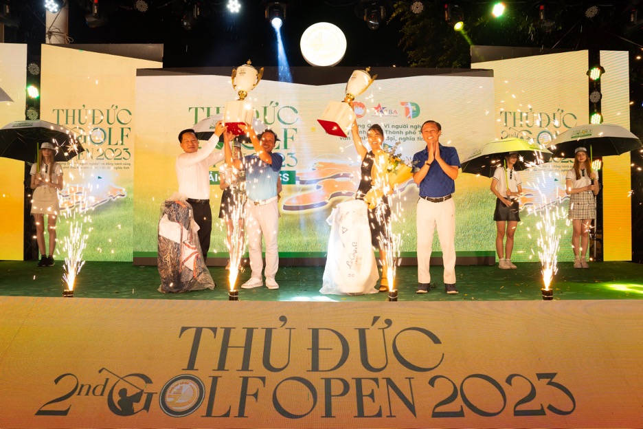 The 2nd Thu Duc Open Golf Tournament raised more than 35 billion VND ...