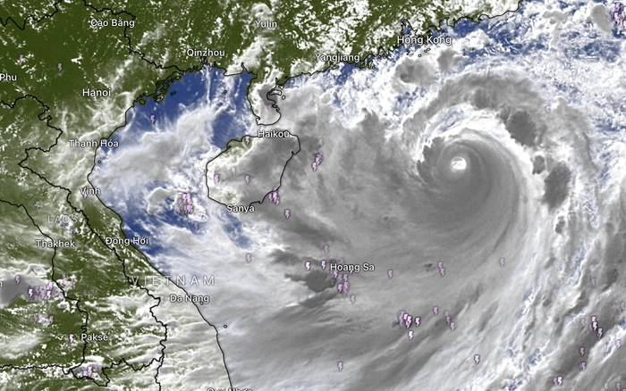 Typhoon Yagi Remains a Super Typhoon, Approaching Gulf of Tonkin ...