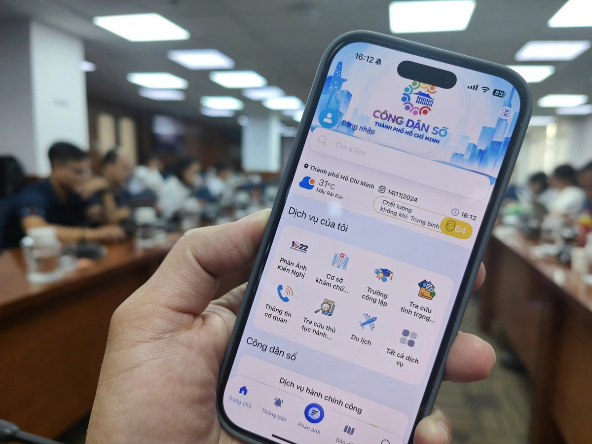 Ho Chi Minh City launches Digital Citizen app, people can send feedback ...