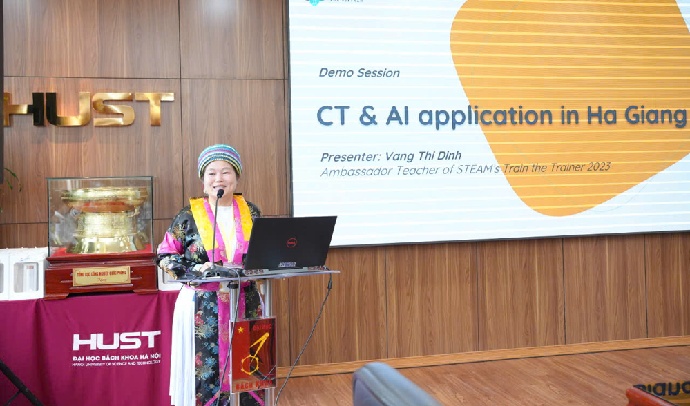 Mông Teacher Brings STEM and AI Training to an Entire District ...